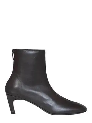 TOTEME Bark Soft Nappa Leather Ankle Boots - Multicolor