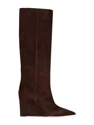 JIMMY CHOO Chocolate Suede Blake 85 Knee-high Boots - Multicolor