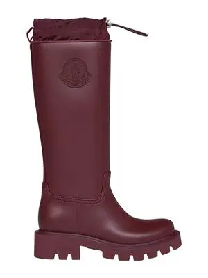 Moncler Moncler Burgundy Kickstream High Rain Boots Multicolor
