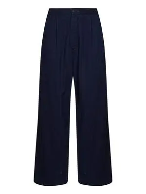 Jacquemus Dark Navy Wide Leg Denim Pants - Multicolor