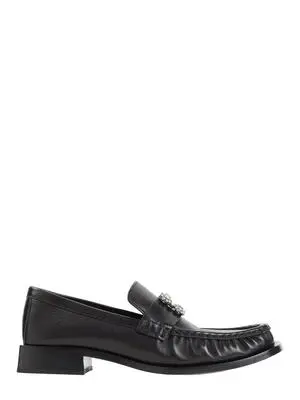 ROGER VIVIER ROGER VIVIER Crystal Strass Leather Loafers