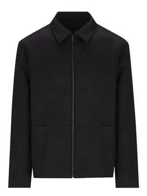 Gucci Zip-front Shirt Jacket - Black