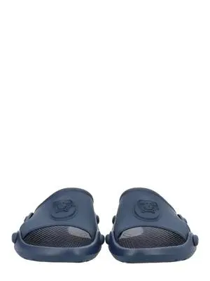 Versace Medusa Head Slides - Blue