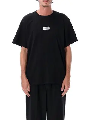 MAISON MARGIELA Oversized Numeric Logo Patch T-shirt - Nero