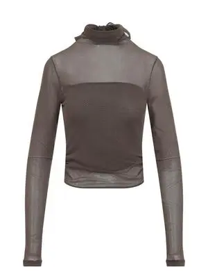 LEMAIRE LEMAIRE Ballerina Scarf-Style Top Brown