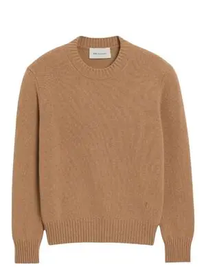 AMI Paris Classic Crewneck Sweater - Beige