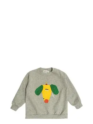 BOBO CHOSES Happy Dog Mini Sweatshirt - Grey