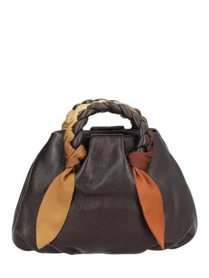 Hereu Hereu Structured Leather Handbag Brown