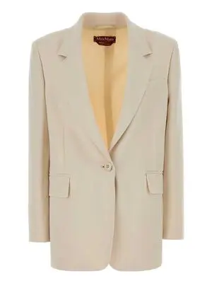 Max Mara Max Mara Crepe Bosco Blazer Yellow