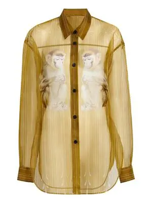 Khaite Goya Top - Monkey Print