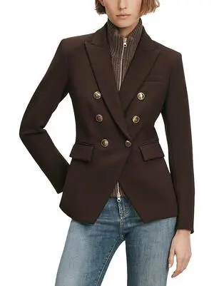 Veronica Beard Miller Dickey Jacket - Espresso