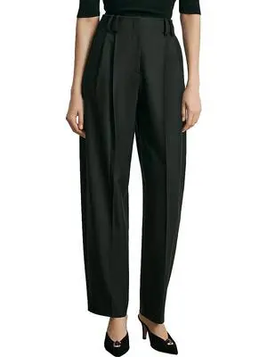 Veronica Beard Whitlock Pleated Pants - Black