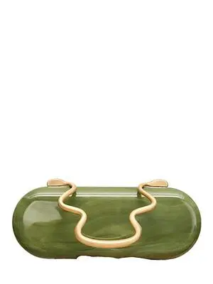 Cult Gaia Ilaria Small Clutch - Rosemary Multi