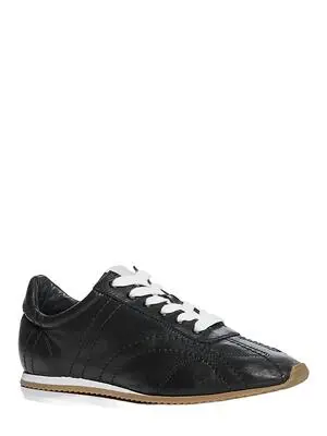 TOTEME Flex Leather Sneakers - Black