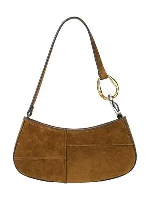 Staud Ollie Shoulder Bag - Cigar Patch