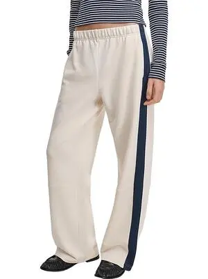 Rag & Bone Rag & Bone The Everyday Terry Cotton Seamed Track Pants Black Multi
