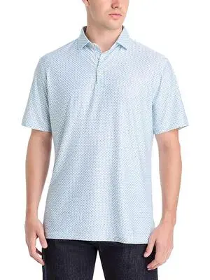 Peter Millar Flock Performance Polo Shirt - White