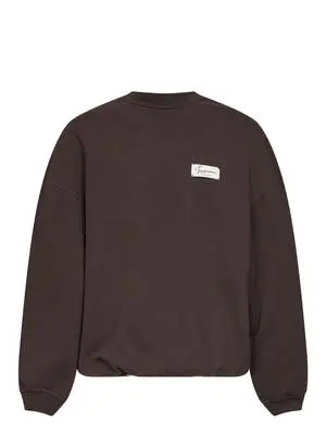 Jacquemus Brown Cotton The Montaigne Crewneck Sweatshirt - Multicolor