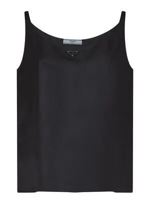 Prada PRADA Black Re-Nylon Tank Top Multicolor
