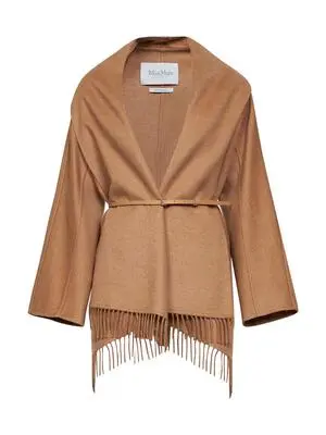 Max Mara Camel Mxmabilita Short Cardigan Coat - Multicolor
