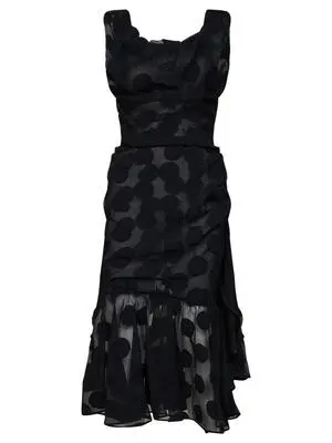 VIVIENNE WESTWOOD Ginnie Frill Midi Dress - Multicolor