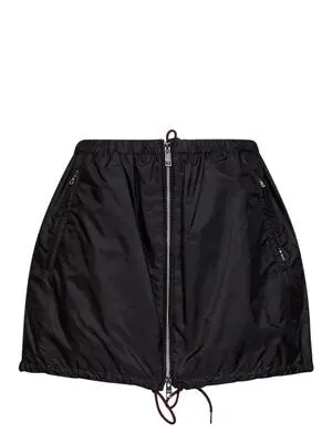 Prada Re-nylon Zip-up Mini Skirt - Multicolor