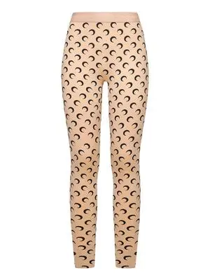 MARINE SERRE Marine Serre Crescent Moon Lycra Leggings Multicolor