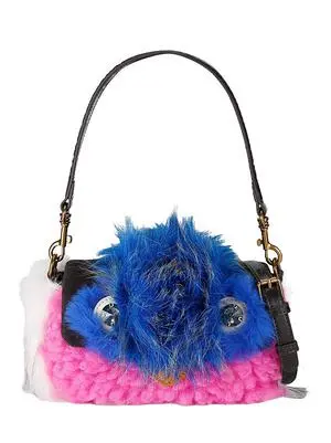 Kurt Geiger Oxford Mini Faux Fur Mascot Shoulder Bag - Open Miscellaneous