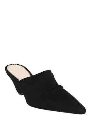 Cinq À Sept Sonia Suede Mules - Black