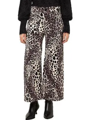 FIFTEEN TWENTY Rylee Cotton Blend Printed Cropped Pants