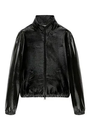 COURREGES Vinyl Tracksuit Jacket - Black