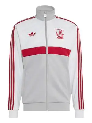 Adidas Liverpool Fc Track Top Asia Sizing 'white Grey - White/grey
