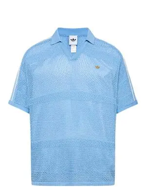 Adidas Resort Polo U Shirt Asia Sizing - Clear Sky