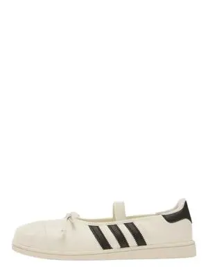 ADIDAS Adidas Ballet Square Toe Leather Flats