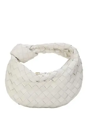 BOTTEGA VENETA White Intrecciato Jodie Mini