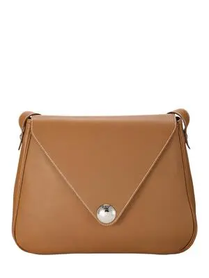 Hermès Hermès Christine Messenger Bag In Gold Clemence Leather Brown