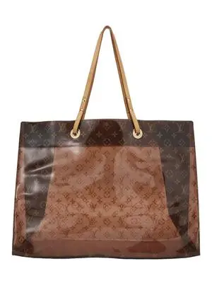 LOUIS VUITTON Monogram Cabas Tote - Brown