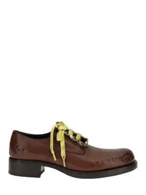 Prada Lace-up Oxford Shoes - Brown