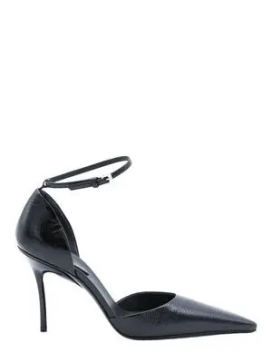 Alaïa ALAÏA D'orsay Ruched Leather Pumps Black