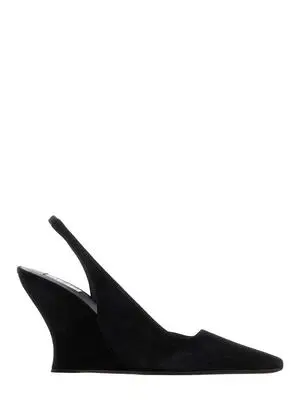 ALAIA Alaia Slingback Wedge Pumps - Black