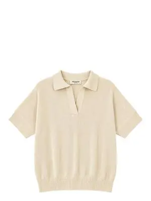 Max Mara Short Sleeve Polo Knit - Cream