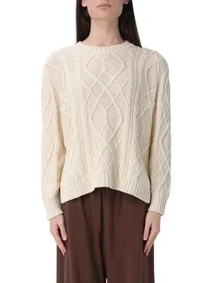 Max Mara Cotton Blend Tricot Pullover - Cream