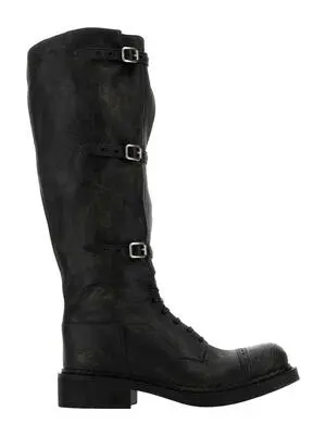 MIU MIU Miu Miu Knee High Boots With Buckle Detail