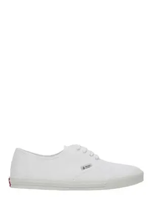 Prada Cotton Drill Sneakers - White