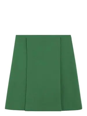 Miu Miu Technical Jersey Skirt - Green