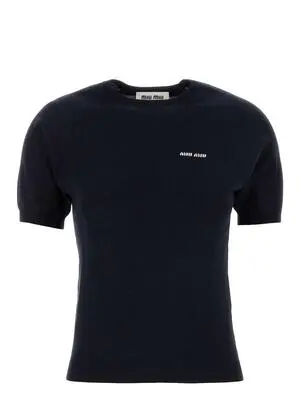 Miu Miu Virgin Wool Sweater - Blue