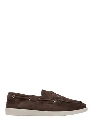 Prada Suede Loafers - Brown