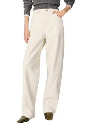 Bottega Veneta Baggy Denim Jeans - Cream