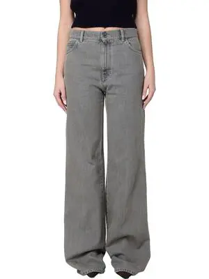Max Mara Wide Leg Jeans In Denim - Blue