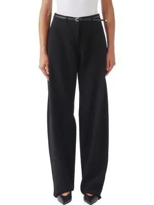 Max Mara Tailored Wide Leg Pants - Black